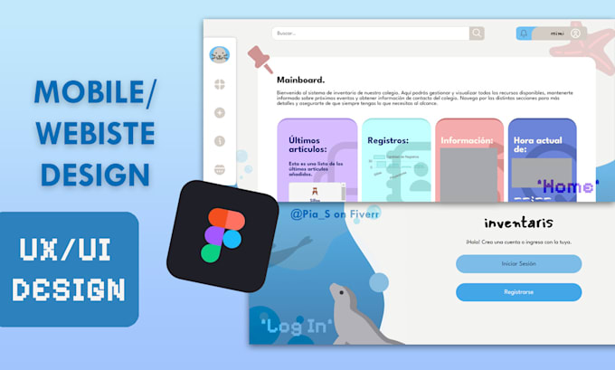 Design professional app interfaces using figma by Pia_sp | Fiverr