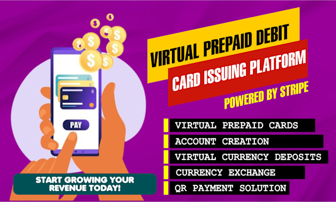 Build virtual prepaid debit card issuing website with stripe by ...