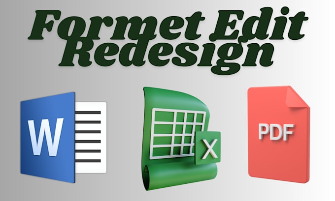 Convert and optimize your documents to format perfect accuracy by R_hassan3356 | Fiverr