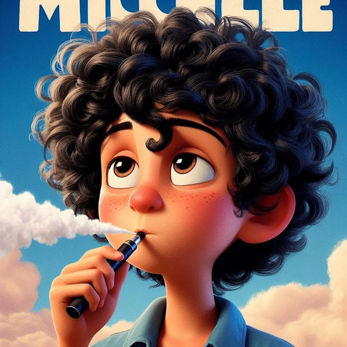 Create a disney pixar art style illustration with ai by Michele_maiello ...