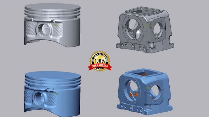 Designing cad model from 3d scan stl file do reverse engineering, 3d modelling by ...