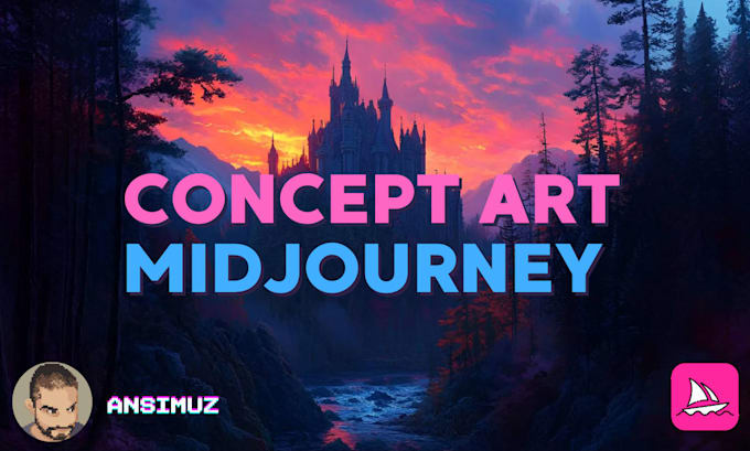 Create concept art in midjourney by Ansimuz | Fiverr