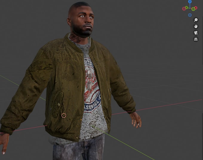 Add gtav clothing to your 3d ped model and rigging for fivem by ...