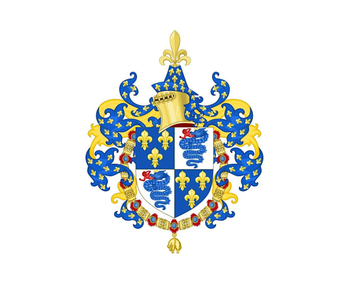 Make modern heraldry, coat of arms logo by Ashley_howard1 | Fiverr