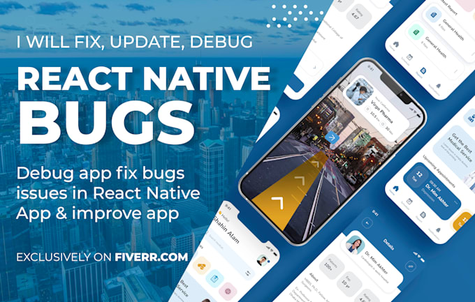 Fix react native bugs by Creative_abdul9 | Fiverr
