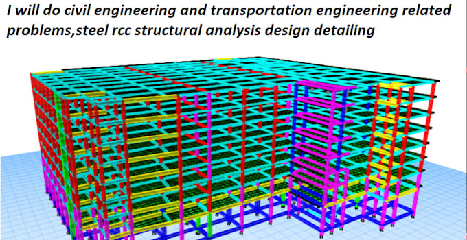 Do steel rcc structural analysis design detailing by Fareeha_ch | Fiverr