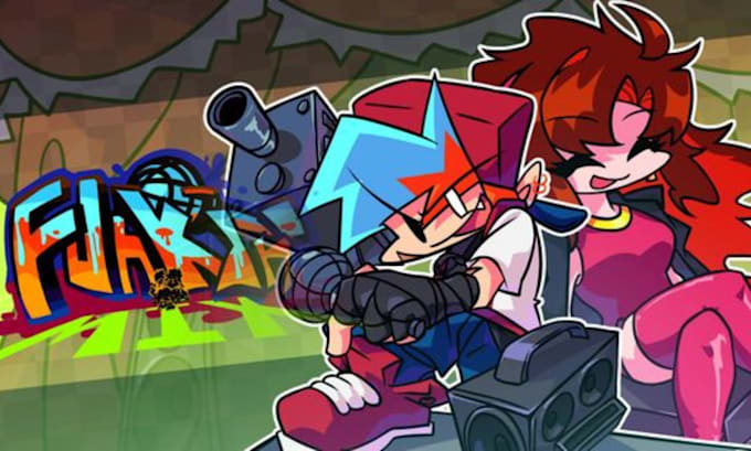 Crea animaciones de sprites personalizadas de fnf, sprites 2d, recursos ...