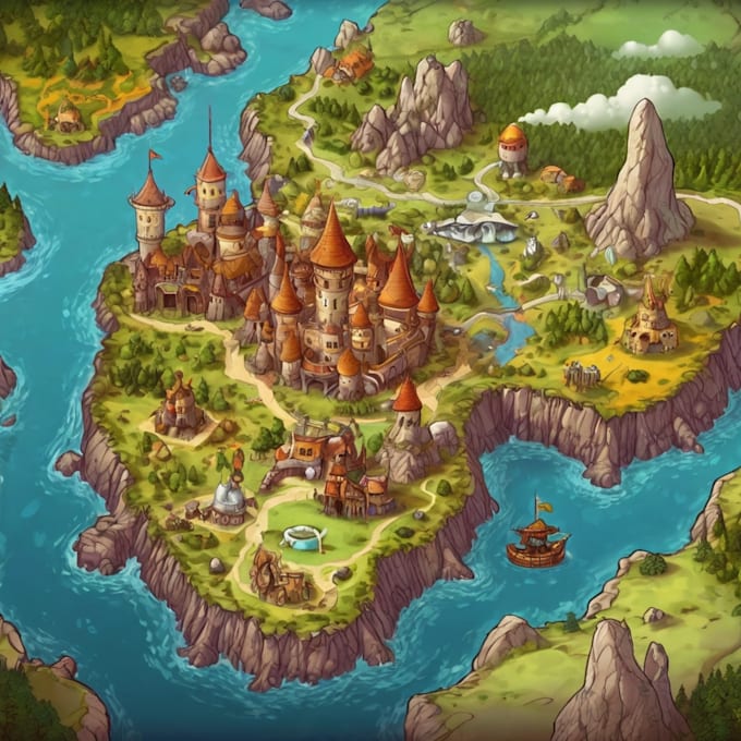 Create Your Fantasy Map Worldmap Battlemap For Dnd Etc By Sunileduoy