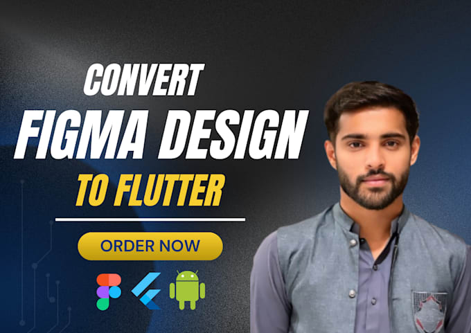 Do figma to flutter conversion flutter ui figma mobile app by ...