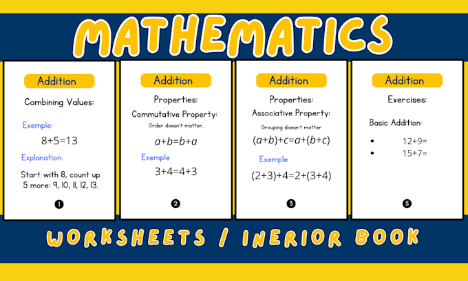 Create math workbooks with book cover designs for kdp, etsy by ...