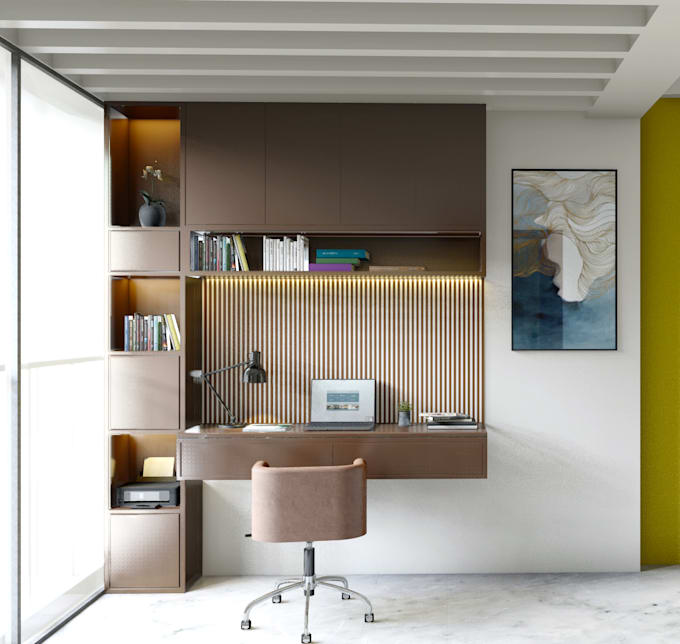 Do complete interior design services for elegant and efficient spaces by Studio_arris | Fiverr