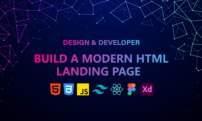 Build a modern html landing page by Munirology | Fiverr