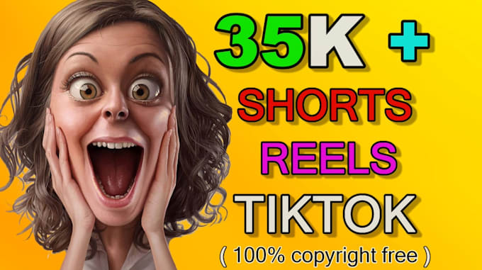 Give copyright free 35k bulk reels, tiktok, youtube shorts by Isuru ...