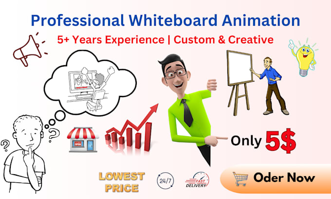 Create a whiteboard animation explainer video by Himsara_790 | Fiverr