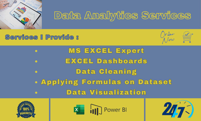Do data cleaning, excel formulas, pivot table and dashboard by Officialqasimzd | Fiverr
