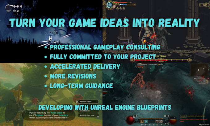 Turn your game ideas into reality by Yubaiami | Fiverr