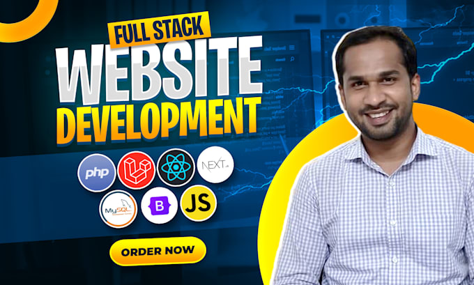 Build or redesign dynamic websites php laravel react as full stack ...