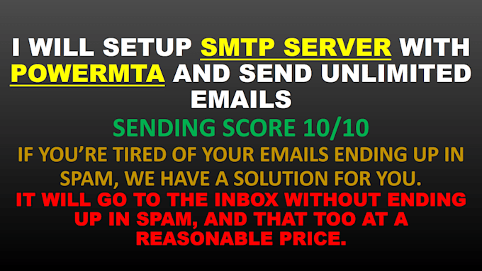 Setup smtp server for bulk email marketing by Engineersyed007 | Fiverr