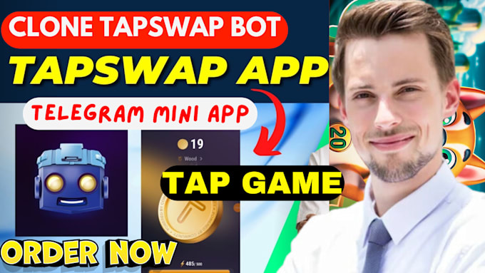 Develop telegram mini app, tapswap, tap game, and tap bot by Peteris ...