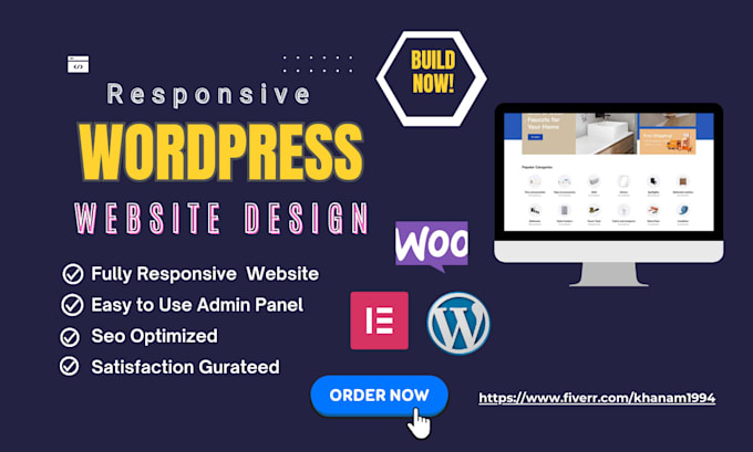 Build professional and affordable wordpress website design or redesign by Khanam1994 | Fiverr