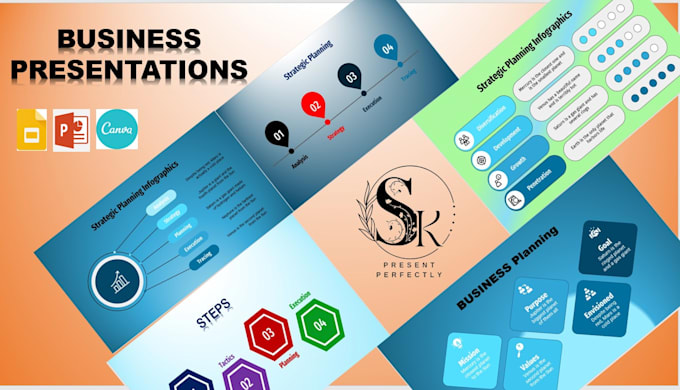 Redesign pitch deck, powerpoint presentations, canva, google and business slides by ...