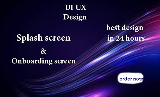 Create a stunning ui onboarding and splash screen design by ...