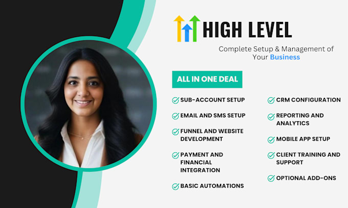 Setup go high level account from scratch for your business by Razaabid ...