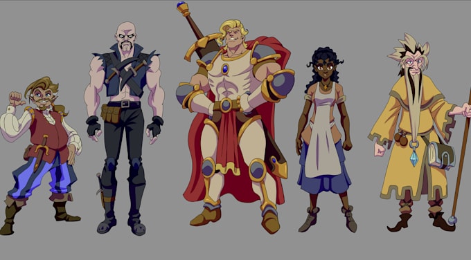 2d animation character design, animated 2d video maker, 2d character ...