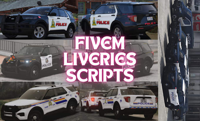 Do fivem livery, scripts, esx, gta 5, mlo, qbcore, fivem dev, ped, map ...
