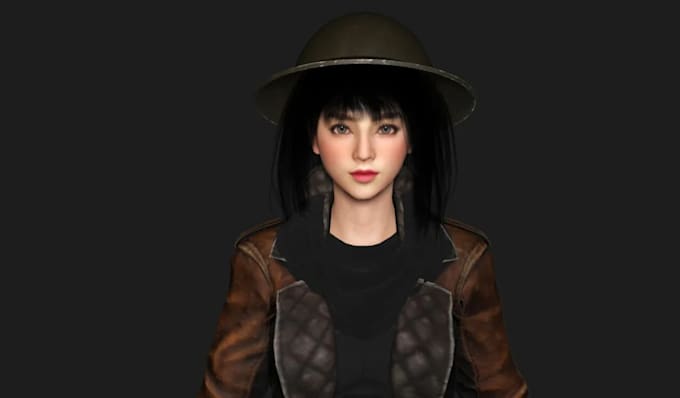 Model realistic film character, stylized 3d animation model, realistic ...