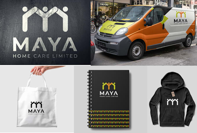 Do custom minimalist logo design and full brand identity kit by ...