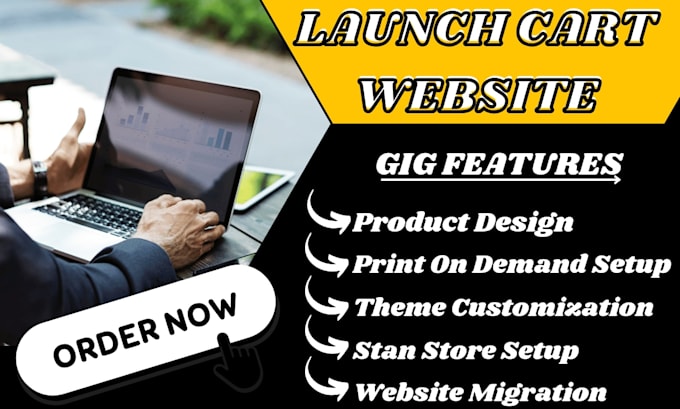 Build launch cart website by Haywhy30k | Fiverr