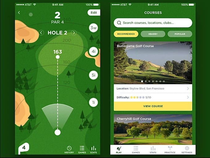 Build golf app, golf booking app, golf club apps, golf course locator ...
