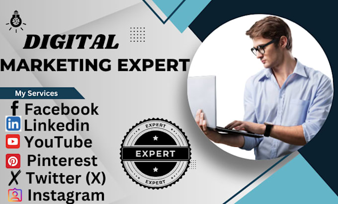 Be your expert digital marketing and social media manager by Syedmayammir201 | Fiverr