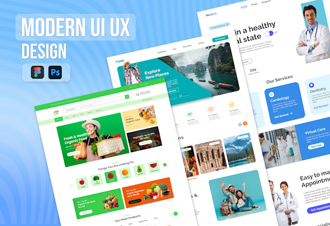 Create responsive figma website design and web ui ux design by Shifat_ahmed1 | Fiverr