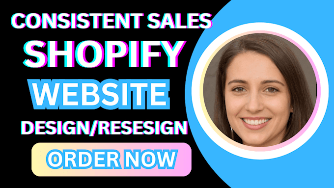 Create, design, redesign shopify ecommerce website, design drops ...