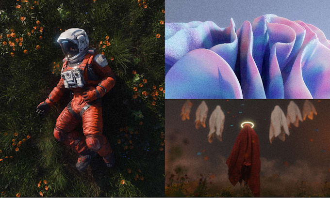 Create 3d album cover, animation, concept art by Polyblisss | Fiverr