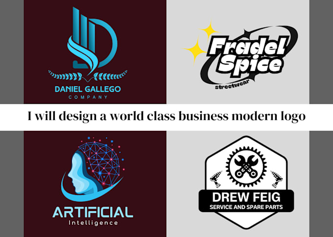 Design a world class business modern logo by Ahmed_worx | Fiverr