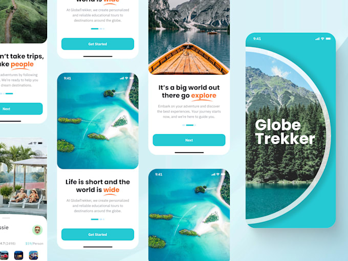 Design stunning mobile apps using figma by Fridadaniel | Fiverr