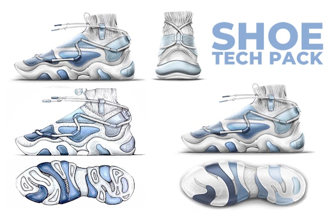 Redesign footwear sneakers shoe design, 3d shoe boots, heels and shoe ...