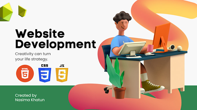 Develop your website with html, css and js by Tracingskip | Fiverr