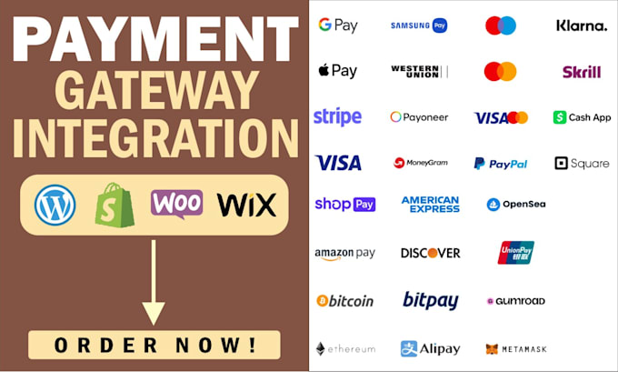 Do fix payment integration, paypal, stripe, apple pay in wix, wordpress, shopify by Website ...
