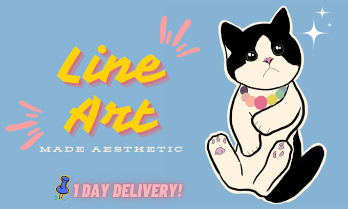 Create line art illustration by Maheen_03 | Fiverr