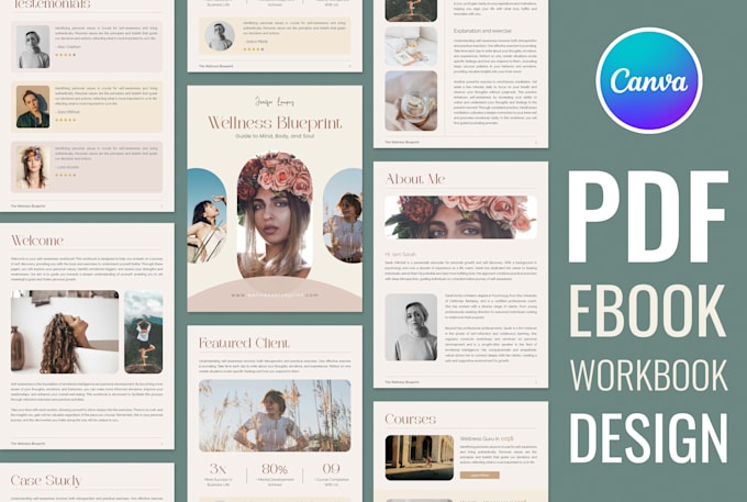 Do workbooks, worksheets, journal, planner, tracker, fillable pdf ebook design by Alaminlimu ...