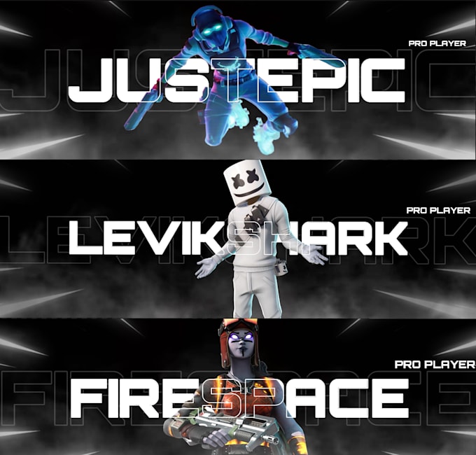 Make a fortnite twitter header by Leviksharky | Fiverr