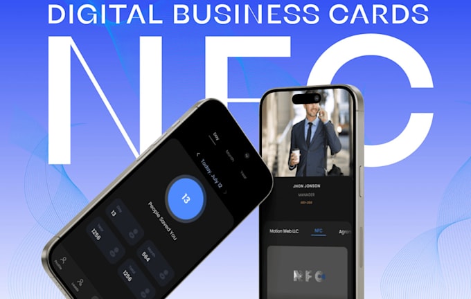 Create nfc social card reader app using flutter, nfc app solution by Elizpete | Fiverr