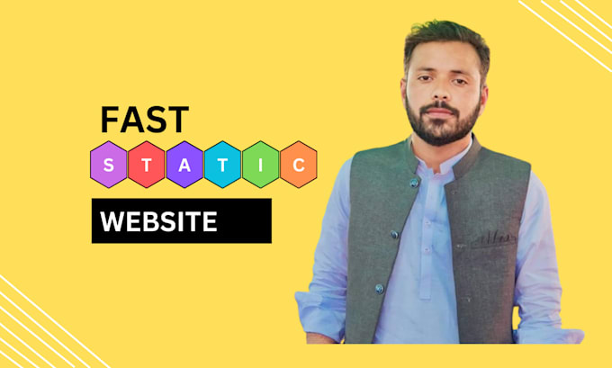 Create fast static website responsive for all devices by Tauseefhad | Fiverr