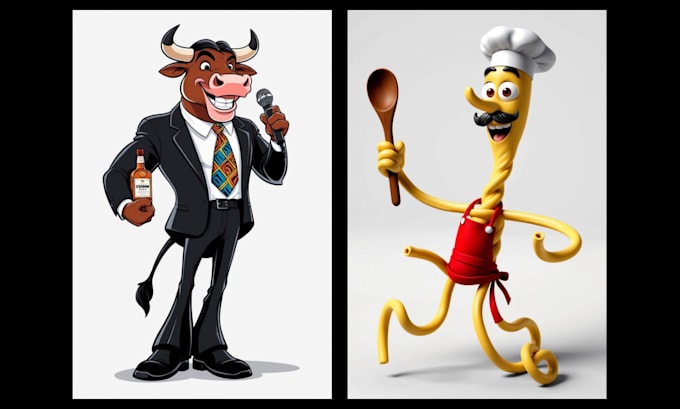 Create custom cartoon characters illustration for you by Ai_kaito | Fiverr