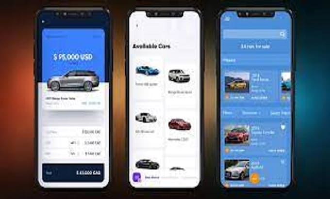 Develop car marketplace app, car auction app, car rental app, car ...