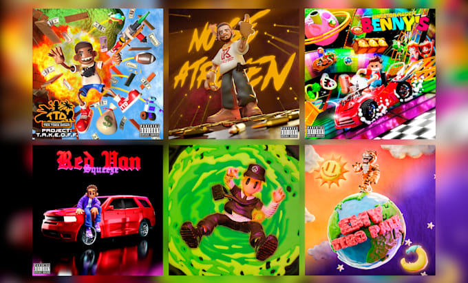 Create cartoon style 3d cover art and animation by Fierro_n_butter | Fiverr